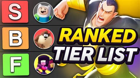 Multiversus Ranked Tier List Youtube