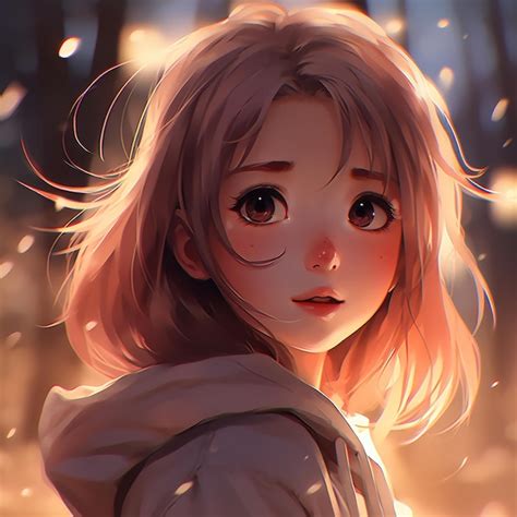 Linda Chica De Dibujos Animados Foto Premium