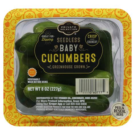 Private Selection Cucumbers Baby Seedless 8 Oz Delivery Or Pickup