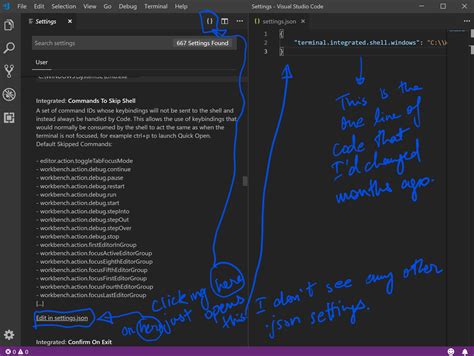 vscode import settings json