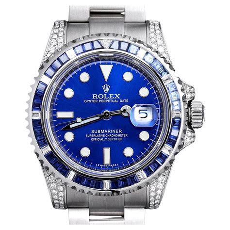 Rolex Submariner Date Vintage Two Tone Stainless Steel Blue Dial Watch