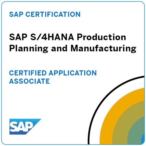 Sap Certified Application Associate Sap S Hana Production Planning