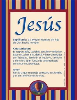 qué significa jesús CONADEIP