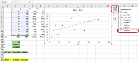 least squares linear regression with excel python in office