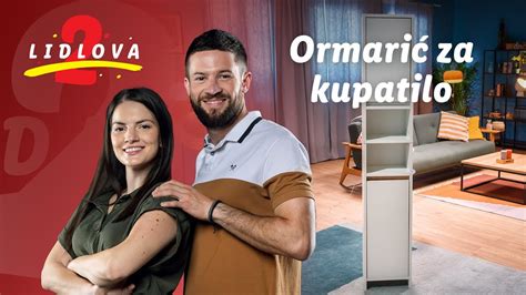 Za uredno kupatiloLivarno Home ormarić za kupatiloLidlova 2Lidl
