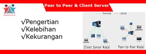 Perbedaan Tipe Jaringan Peer To Peer Dengan Client Server
