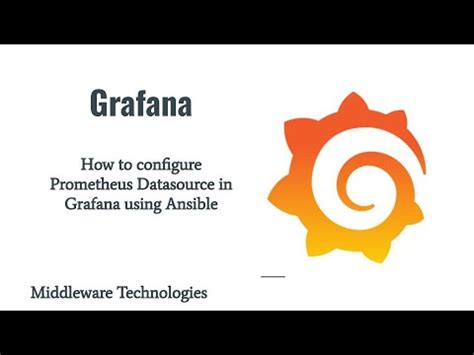 How To Configure Prometheus Datasource In Grafana Using Ansible YouTube