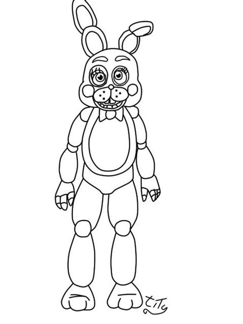 Free Printable Five Nights At Freddy S Coloring Pages Chica Toy
