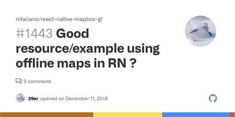 Good Resource Example Using Offline Maps In Rn Issue