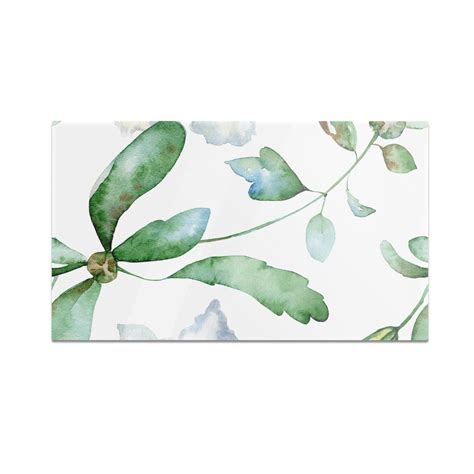 Szklana deska do krojenia HOMEPRINT Akwarelowe rośliny 60x52 cm