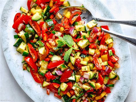 Mediterranean Cucumber Tomato Salad Recipes