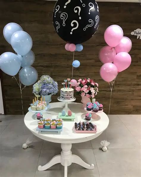Ideias de chá revelação decorações e como revelar 70 fotos