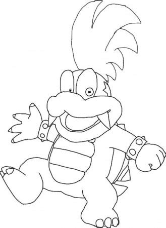 Lemmy Koopa Coloring Page Unicorn Coloring Page Super Mario Coloring