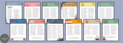 Free Printable Daily Bible Reading Plan Savoring Each Moment