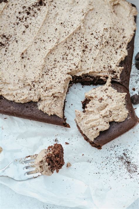 Naked Brownie With Coffee Frosting 33 The Oven Light