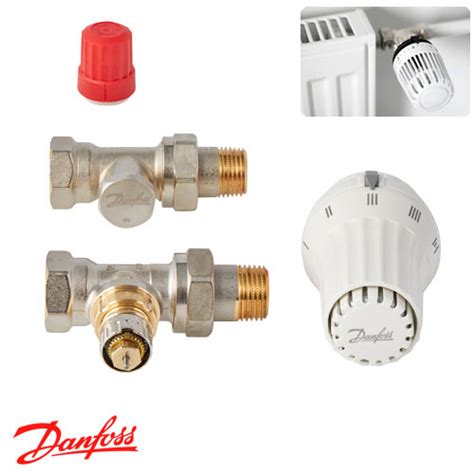Комплект радіаторний Danfoss RA N RAE RLV S прямий 013G5174 купити в