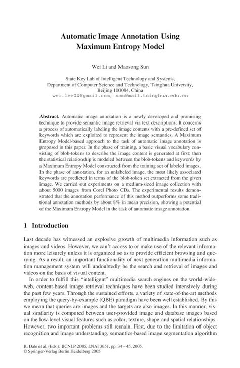 pdf lnai 3651 automatic image annotation using maximum 3 1 the hierarchical framework of