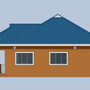 Modern House Plan 2 Bedroom Single Story House Open Concept Home