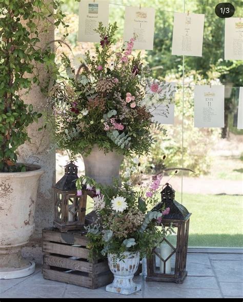 Pin En Deko Decoracion Rustica Boda Decoraciones Florales Para Boda