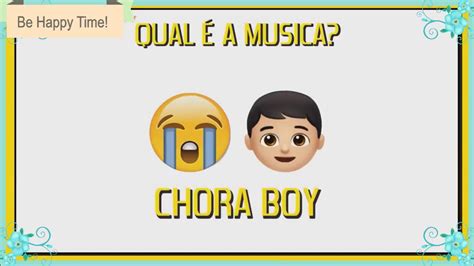 Descubra qual é a música Emojis 2020 YouTube