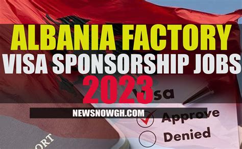 Albania Factory Visa Sponsorship Jobs