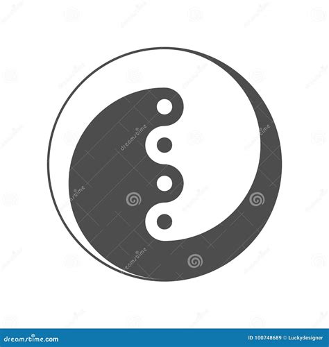 Yin Yang Symbol Of Balance And Harmony Vector Stock Vector