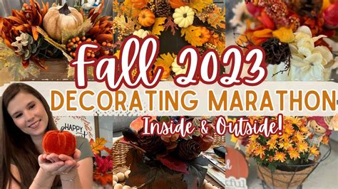 COZY FALL DECORATING MARATHON FALL DECORATE WITH ME WHOLE HOUSE