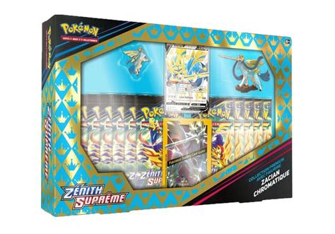 Coffrets Zénith Suprême Premium Figurine Zacian et Zamazenta où les