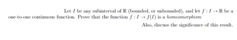 let i be any subinterval of r bounded or