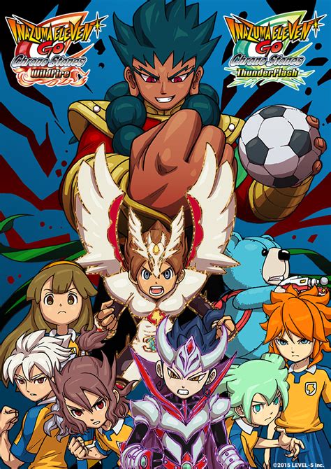 Inazuma Eleven GO Chrono Stones Wildfire Thunderflash Coming To