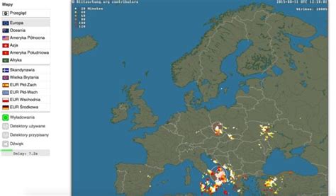 Śledzenie burz Strony internetowe i aplikacje Eloblog