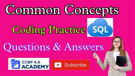 coding practice common concepts sql questionandanswers ccbp 4 0 nextwave academy youtube