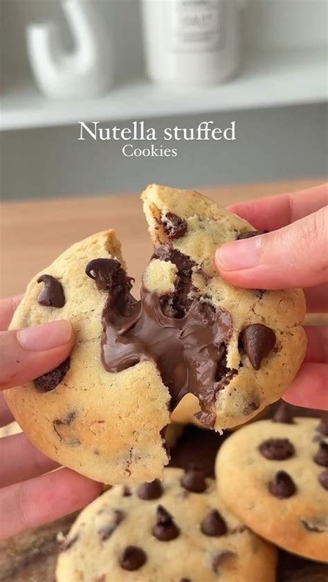 Irresistible Nutella Stuffed Cookies Recipe Decadent Dessert Delight