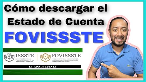 Cómo descargar el Estado de Cuenta de tu crédito FOVISSSTE YouTube