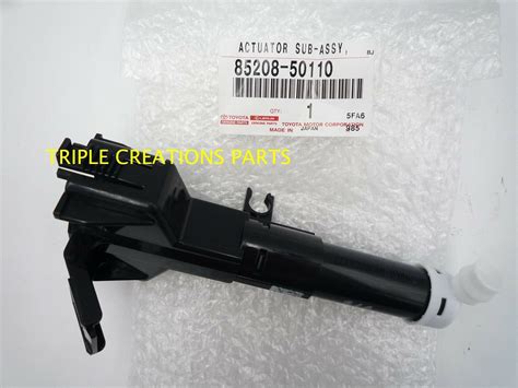 GENUINE Toyota 85208 50110 ACTUATOR SUB ASSY HEADLAMP WASHER LH