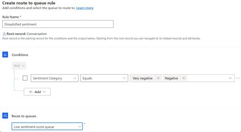 use sentiment prediction in unified routing microsoft learn