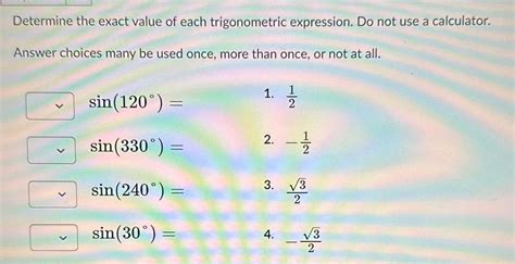 [answered] determine the exact value of each trigonometric expression kunduz