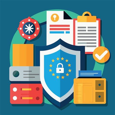 Premium Vector Dsgvo German Datenschutz Grundverordnung Gdpr General