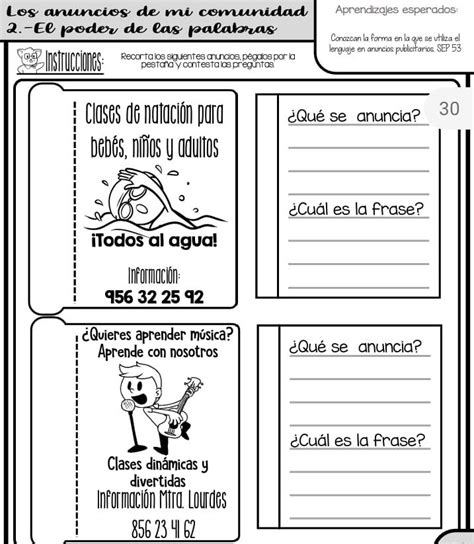 Pin De Lourdes Mata En Espa Ol Texto Informativo Actividades De