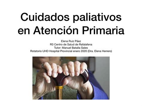 PDF Cuidados paliativos en Atención Primaria Guía de Práctica