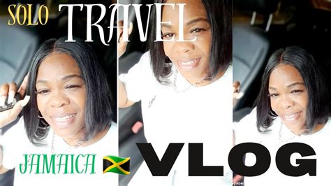 SOLO TRAVEL VLOG FIRST DAY IN JAMAICA Rainy Day MINI VLOG OUT