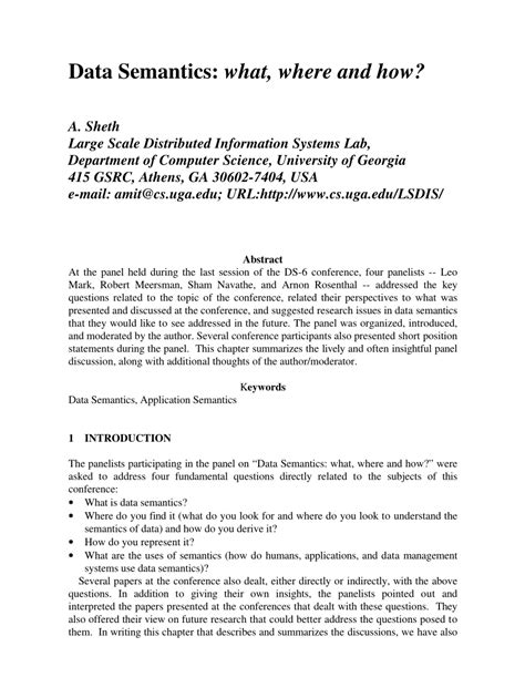 pdf data semantics what where and how