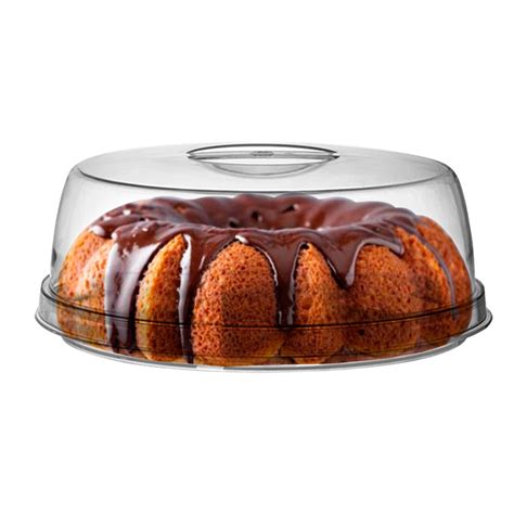 Boleira para Bolo Gourmet Tampa Acrílico Cristal Luxo no Shoptime