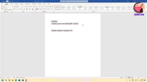 How To Remove Red Lines In Microsoft Word Youtube