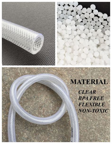 Snapklik 3 4 ID X 1 OD 16 4 Ft High Pressure Braided Clear PVC
