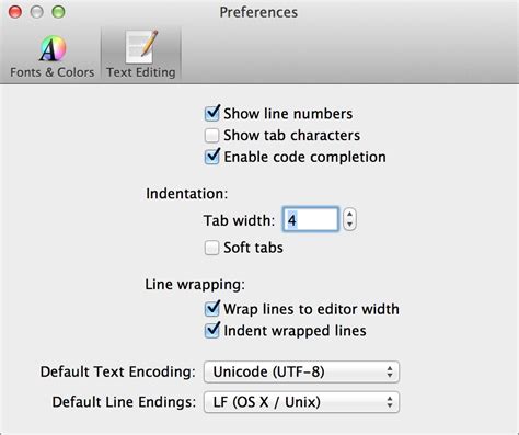 Tab Size Vs Indent Size Textastic For Mac Textastic