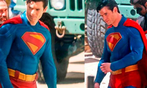David Conreswet Luce El Nuevo Traje De Superman