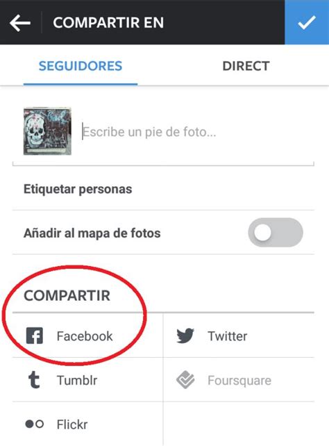 Cómo publicar fotos de Instagram en Facebook 5 pasos