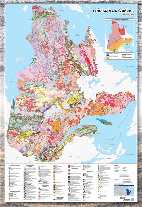 Geological Map Of Qu Bec G Ologie Qu Bec