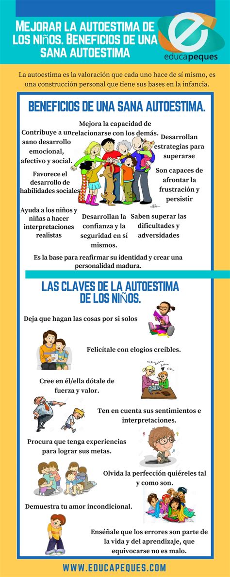 Beneficios De Una Sana Autoestima En Los Ni Os Y Ni As